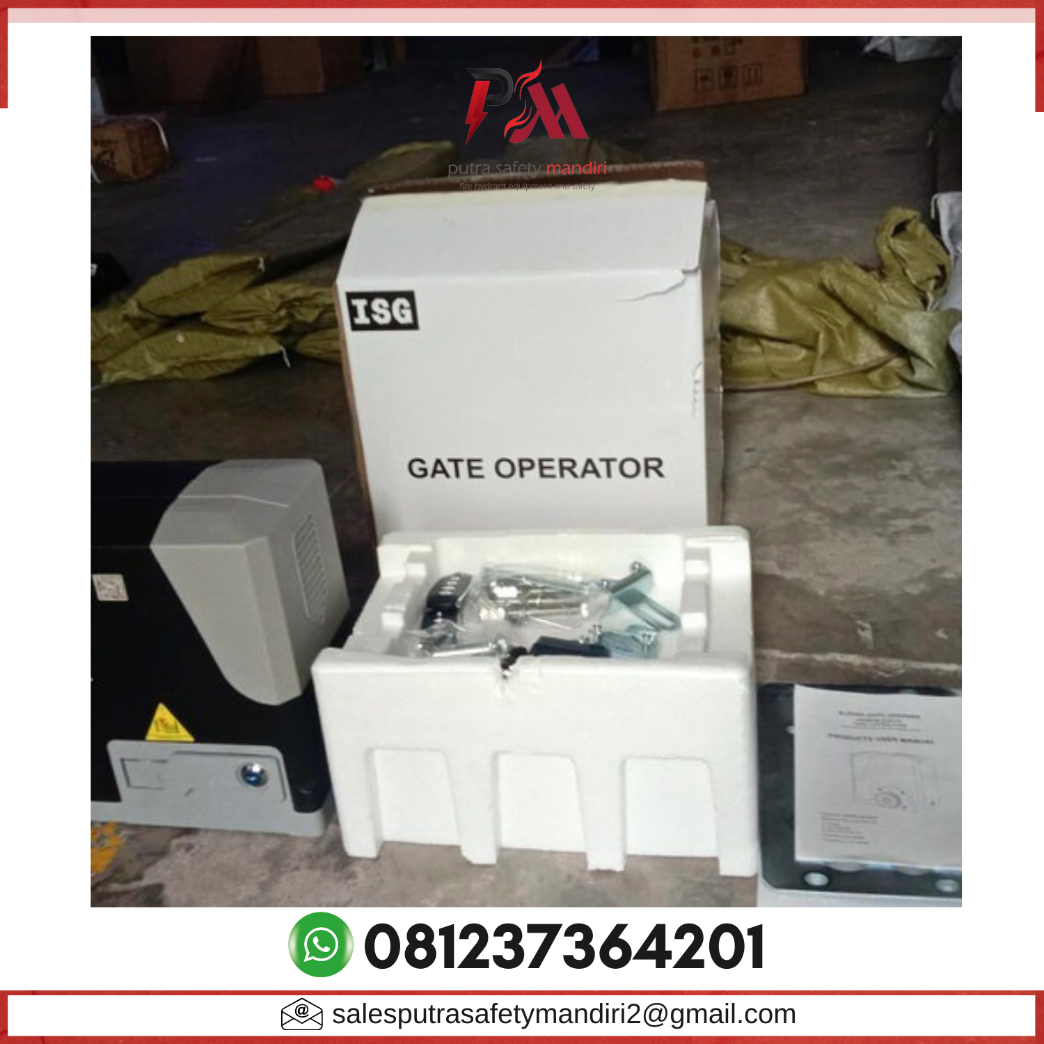 MESIN PAGAR OTOMATIS SLIDING GATE ISG KAPASITAS 2000