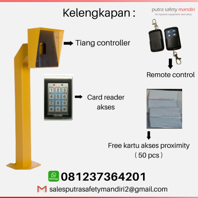 PAKET BARRIER GATE MX 50 STAND ALONE TAP CARD