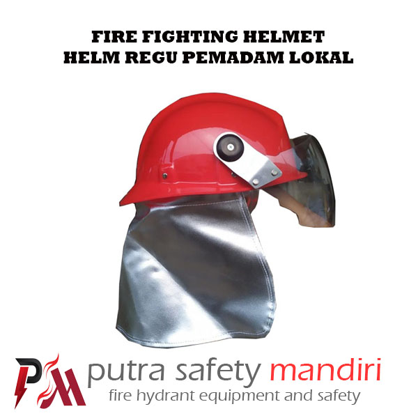 FIRE FIGHTING HELMET LOKAL HELM REGU DAMKAR
