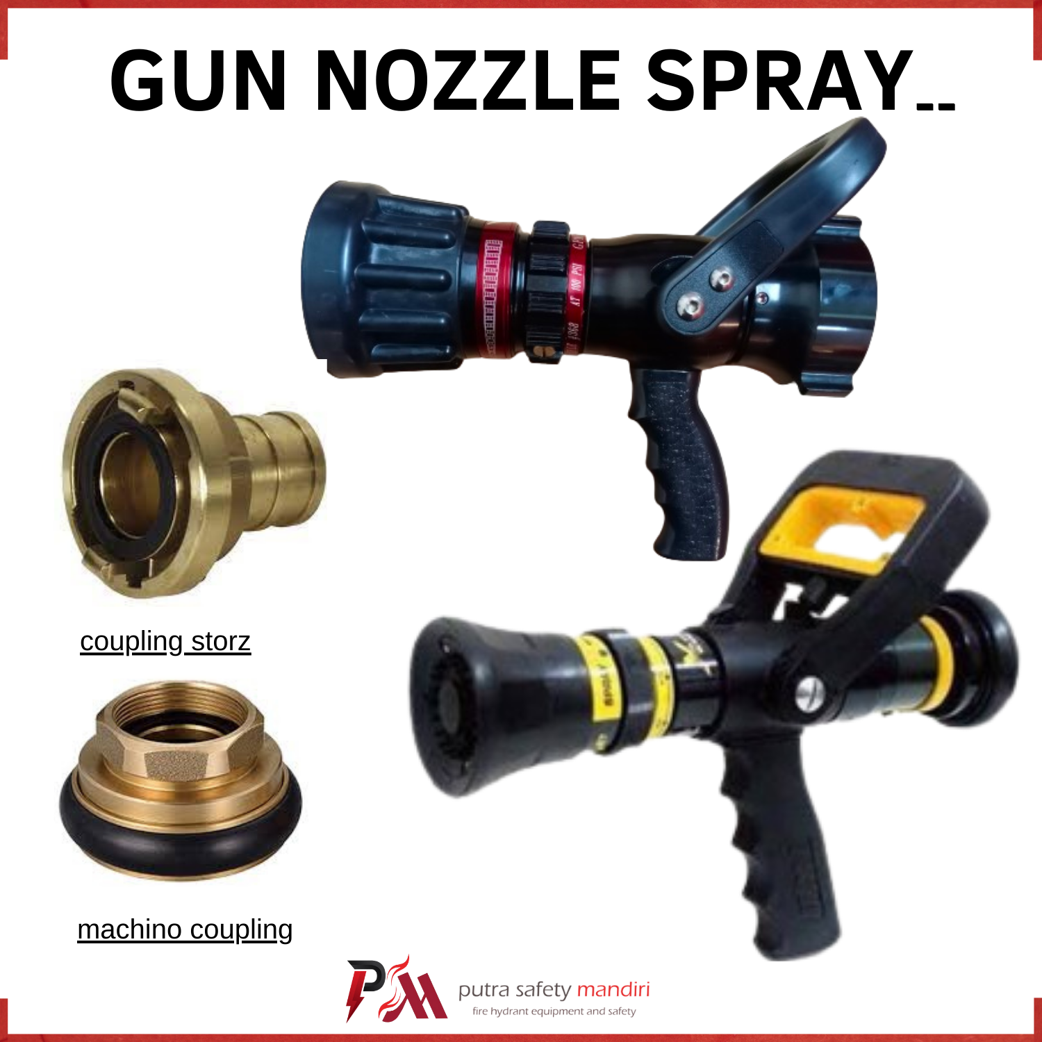 GUN NOZZLE WATER SPRAY PEMADAM