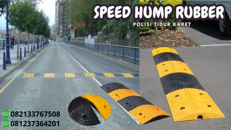 SPEED HUMP RUBBER POLISI TIDUR KARET JALAN RAYA