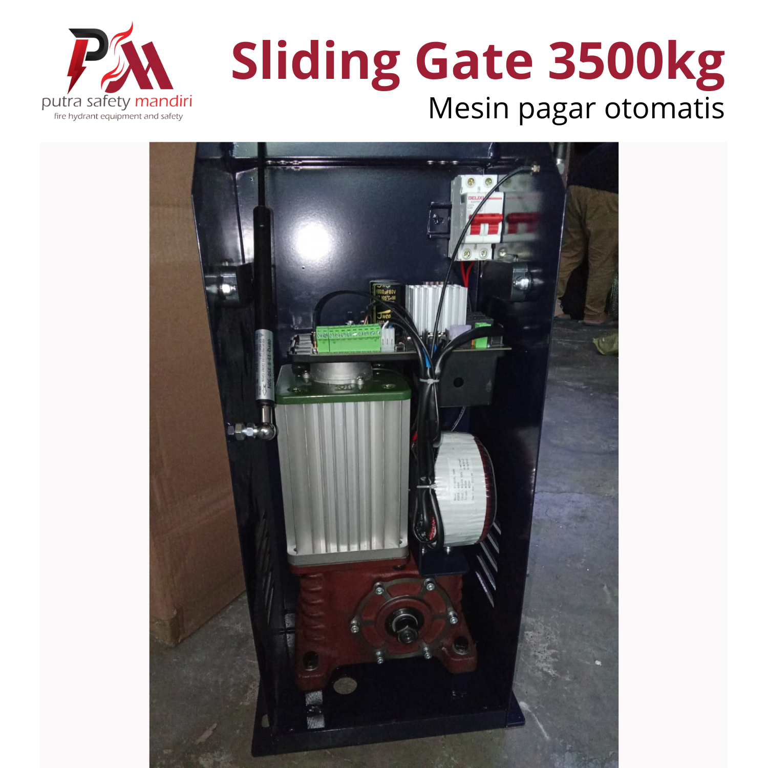 AUTOMATIC SLIDING GATE 3500KG DC OPERATOR PINTU