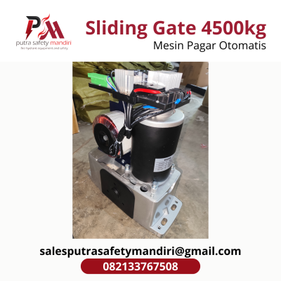 MESIN SLIDING GATE OTOMATIS 4.5 TON DC OPENER PAGAR