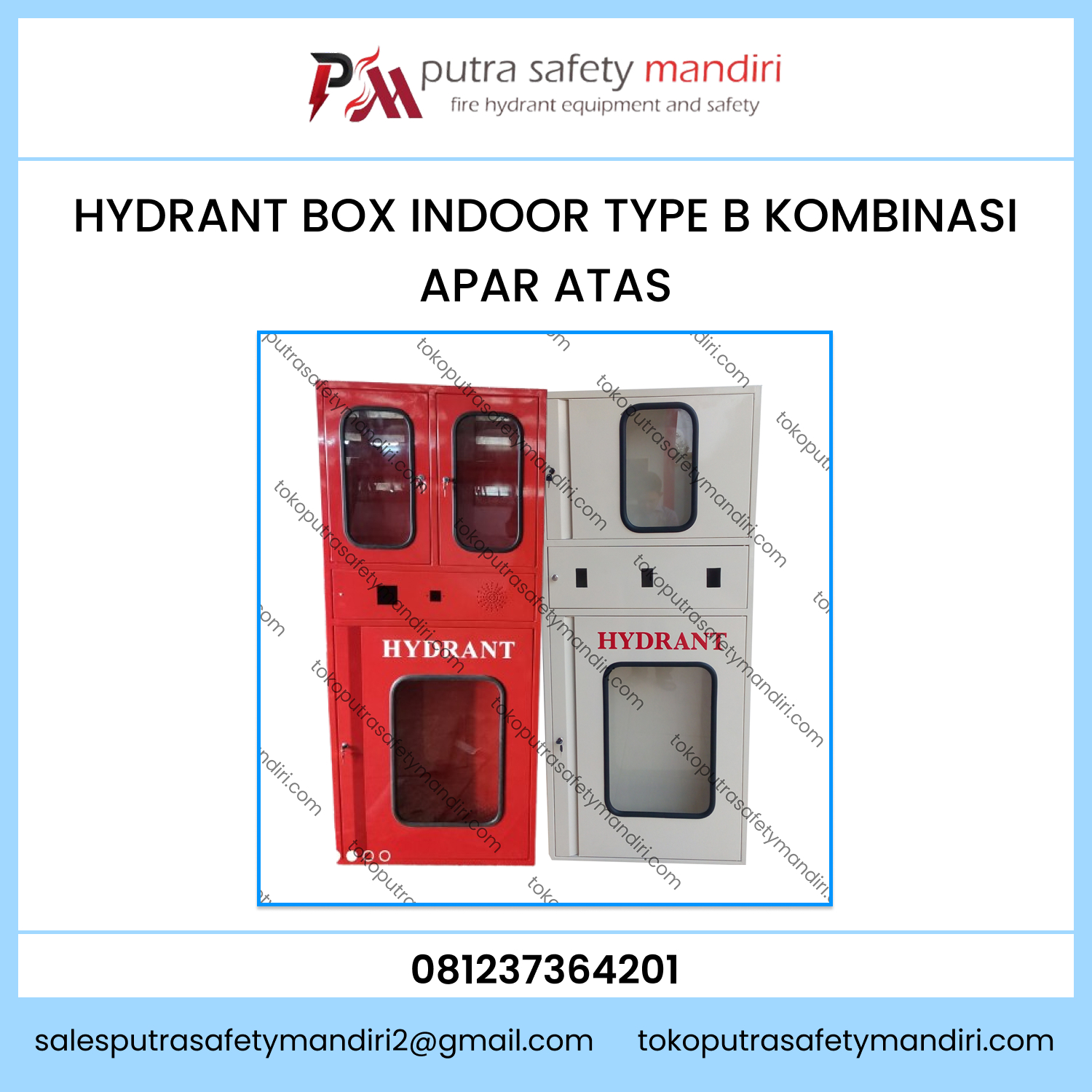 BOX HYDRANT KOMBINASI TIPE B IHB INDOOR APAR ATAS
