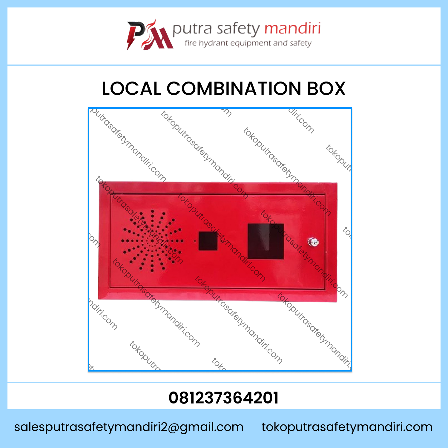 LOCAL COMBINATION BOX (LCB) 25X50X10 FIRE ALARM