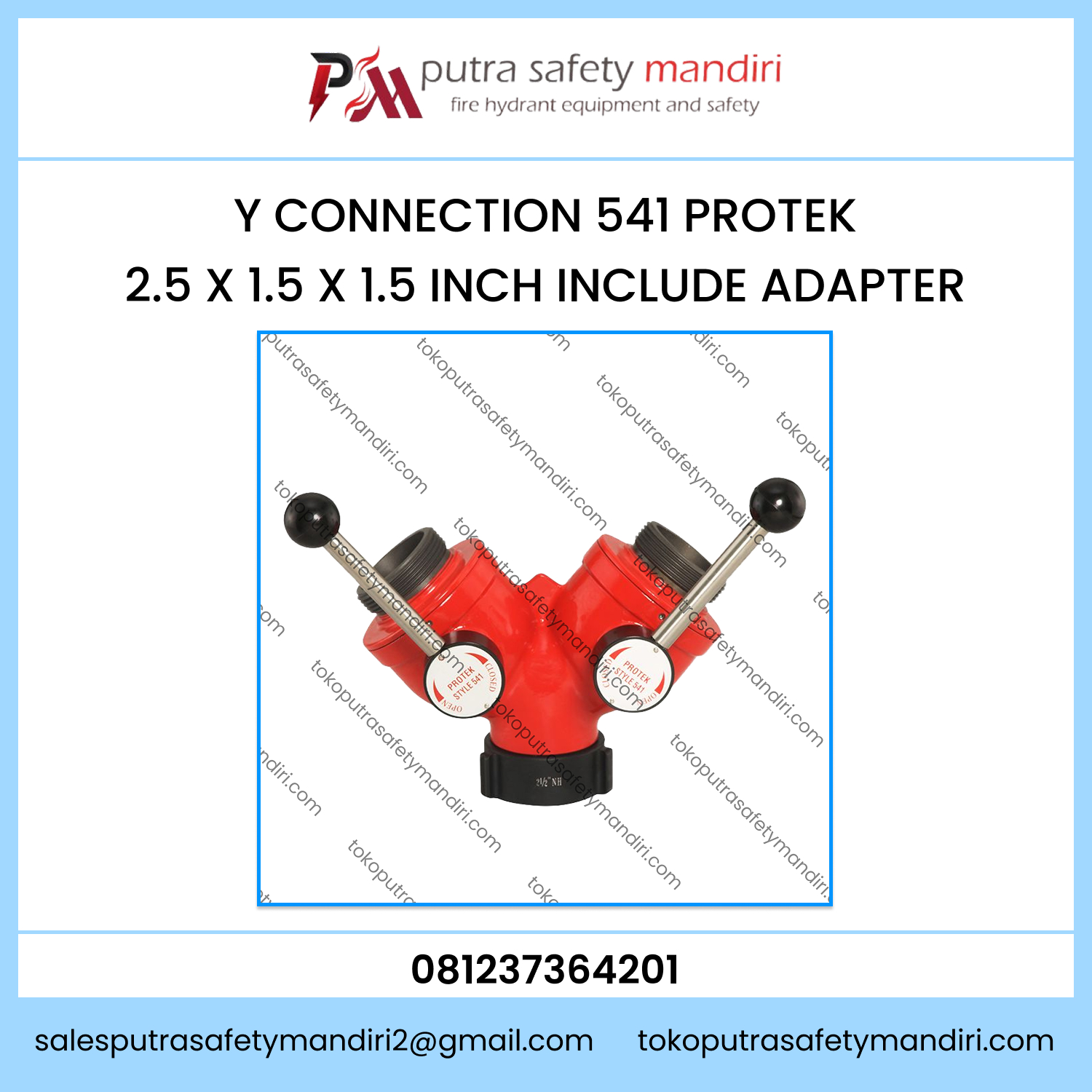 JUAL Y CONNECTION 541 MEREK PROTEK UKURAN 2.5 INCH