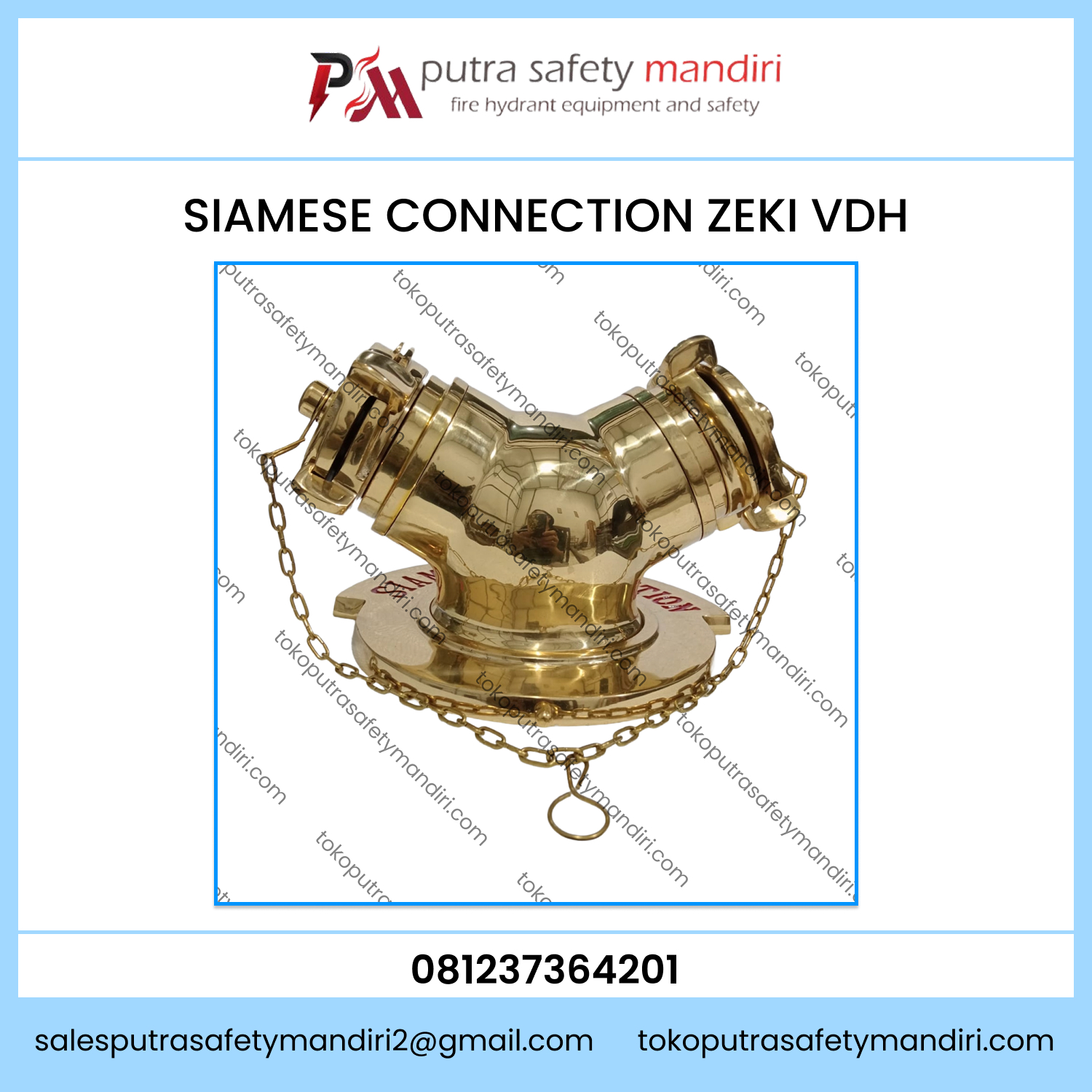 SIAMESE CONNECTION VDH COUPLING MERK ZEKI READY