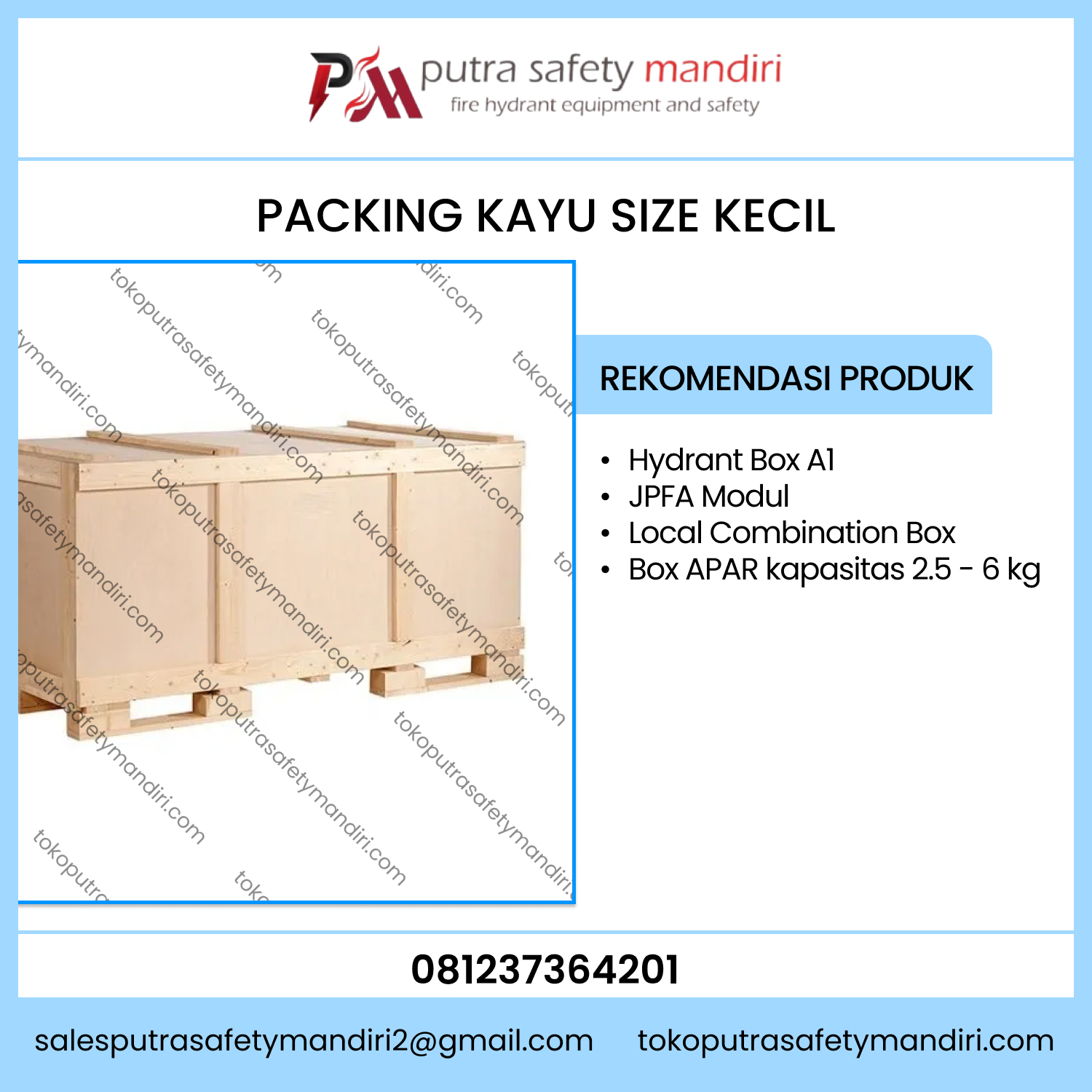 PACKING KAYU UNTUK PENGAMAN PENGIRIMAN KECIL
