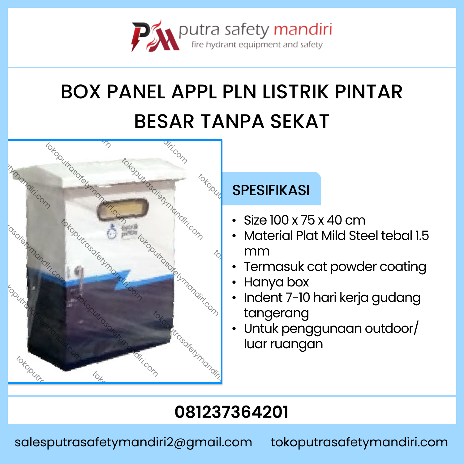 BOX PANEL APPL UKURAN BESAR 100X75X40 KOTAK LISTRIK