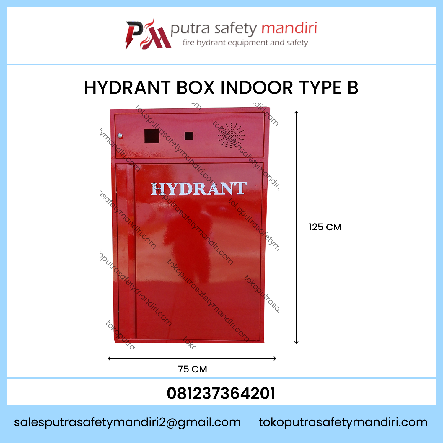 BOX FIRE HYDRANT TIPE B DALAM RUANGAN BERKUALITAS